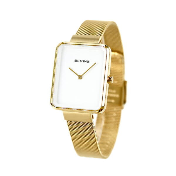 [New]Bering BERING clock smart square collection 28mm Ladies 14528-334 ...