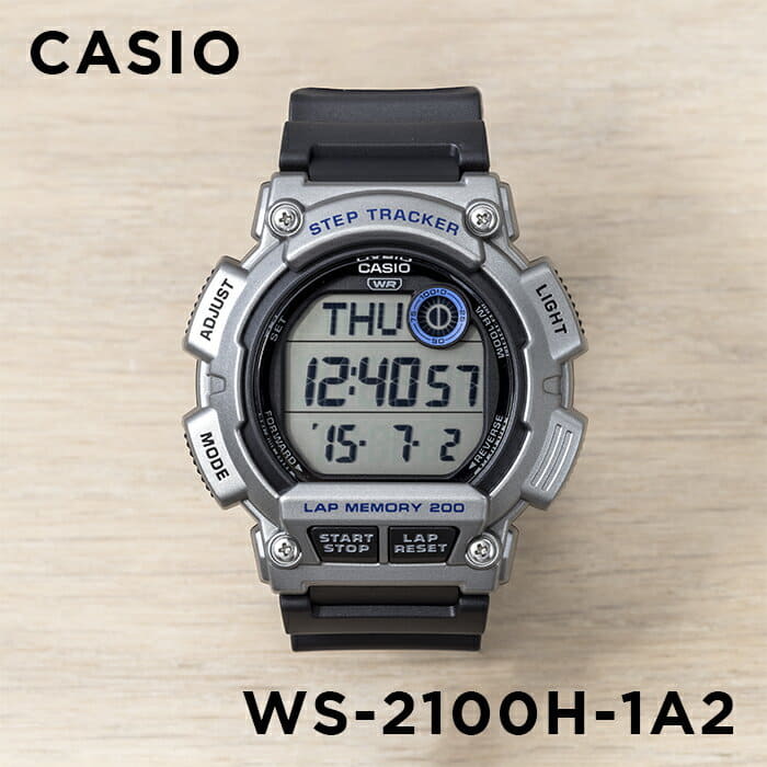 [New][Japanese non-release CASIO SPORTS Casio WS-2100H-1A2 clock Ladies mens Step Tracker ...