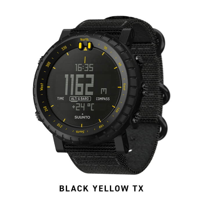 [New]SUUNTO CORE SUUNTO core BLACK YELLOW TX SS050276000 BLACK RED ...