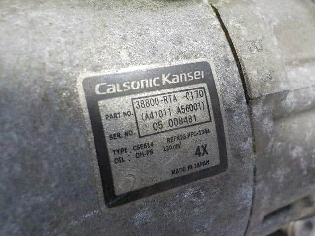 [Used]A/C Compressor HONDA Step Wagon 2005 DBA-RG3 38810RTA007 - BE ...