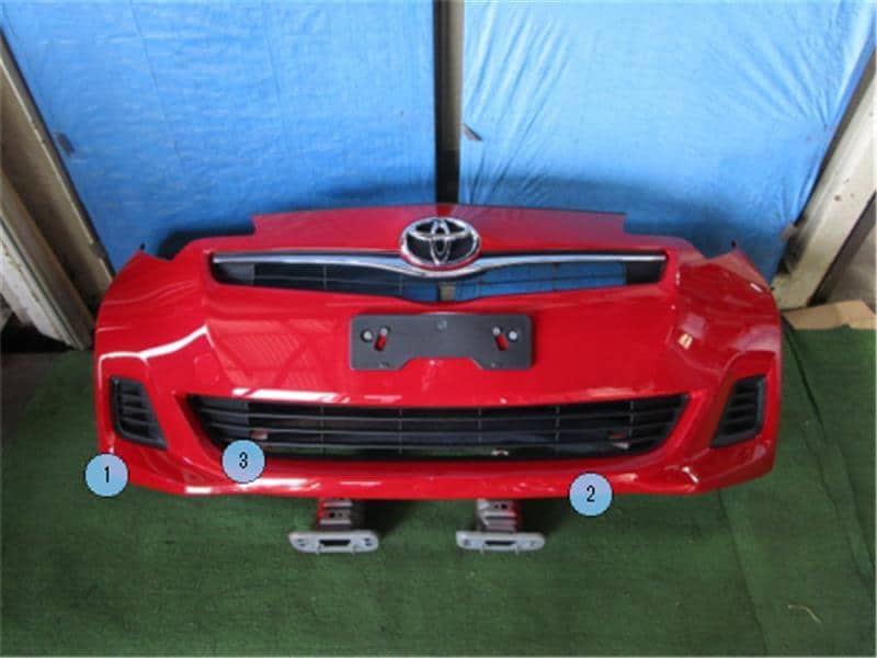 [Used]Front Bumper TOYOTA Ractis 2010 DBA-NCP125 5211952987 - BE ...
