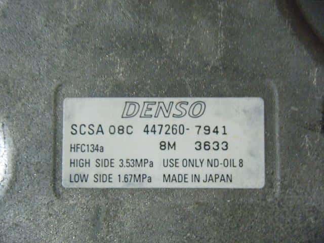 [Used]A/C Compressor SUBARU Legacy 2010 DBA-BR9 73111AG030 - BE FORWARD ...