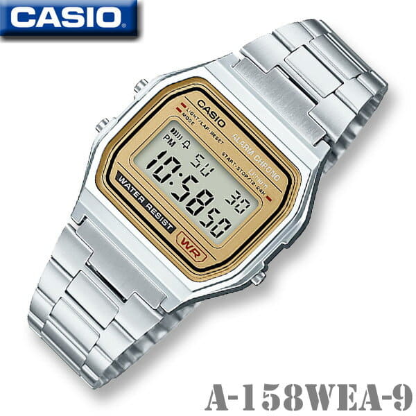 [New]CASIO A158WEA-9 Casio standard digital mens Ladies * * - BE ...