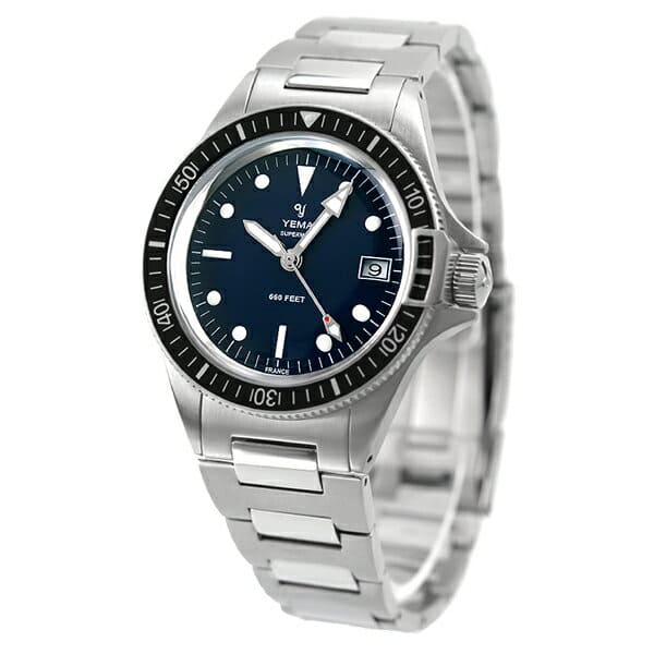 [New]iema clock superman heritage 39mm quartz mens YMHF1573-GM YEMA ...
