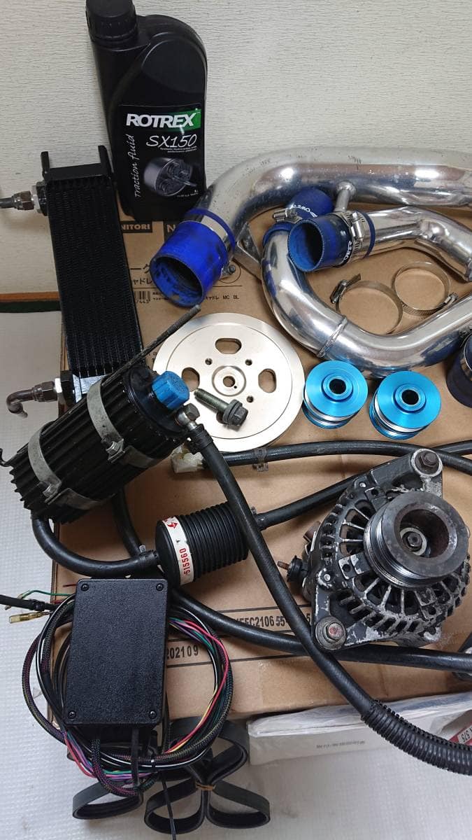 [Used]★★Vitz RS 1NZ-FE power enterprise ROTREX turbine charger kit S/C ...