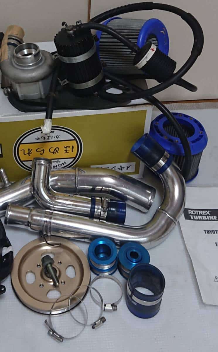 [Used]★★Vitz RS 1NZ-FE power enterprise ROTREX turbine charger kit S/C ...