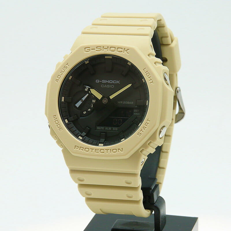 [New]Casio G-Shock carbon core guard structure beige & Black GA-2100 ...