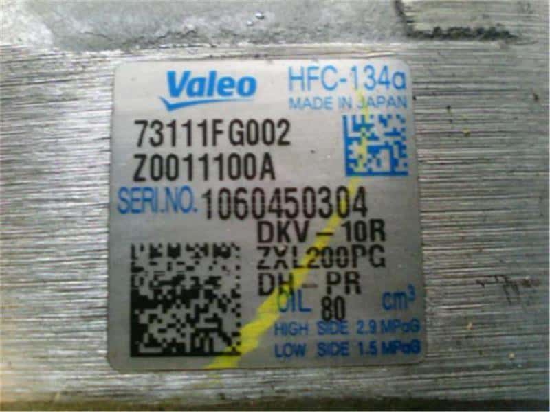 [Used]A/C Compressor SUBARU Exiga 2011 DBA-YA9 73111FG002 - BE FORWARD ...