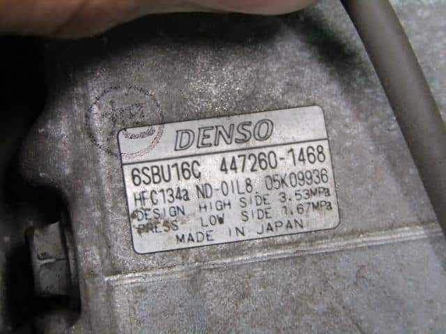 [Used]A/C Compressor TOYOTA Lexus is 2008 DBA-GSE20 883203A300 - BE ...