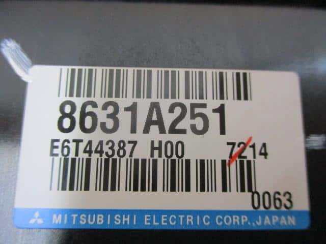 [Used]Engine Control Unit MITSUBISHI Lancer 2007 DBA-CS2A 8631A251 - BE ...