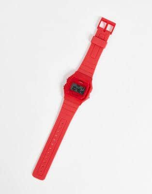 [New]Limit digital watch in red unisex - BE FORWARD Store