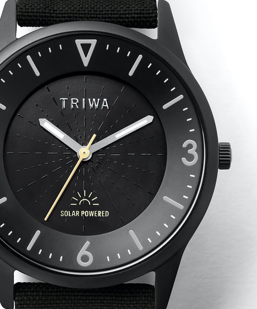 [New]Thoria TRIWA TIME FOR SOLAR SOL102-CL080112 Black mens Ladies ...