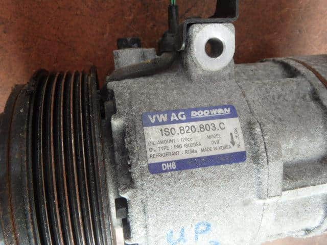 [Used]A/C Compressor VOLKSWAGEN Up! 2015 DBA-AACHY 1S0 820 803 C - BE ...