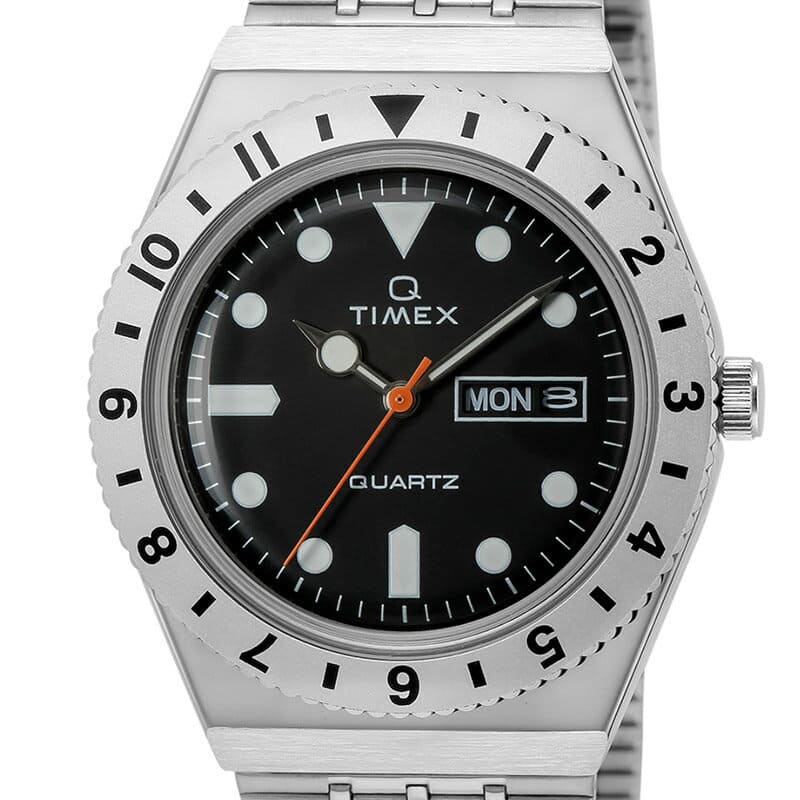 [New]2,000 yen Timex TIMEX cue Timex [Q TIMEX] Japan-limited model mens ...