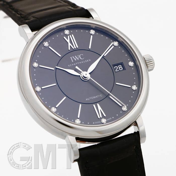 [New]IWC port fino mid size 12P diamond gray IW458102 IWC unisex - BE ...