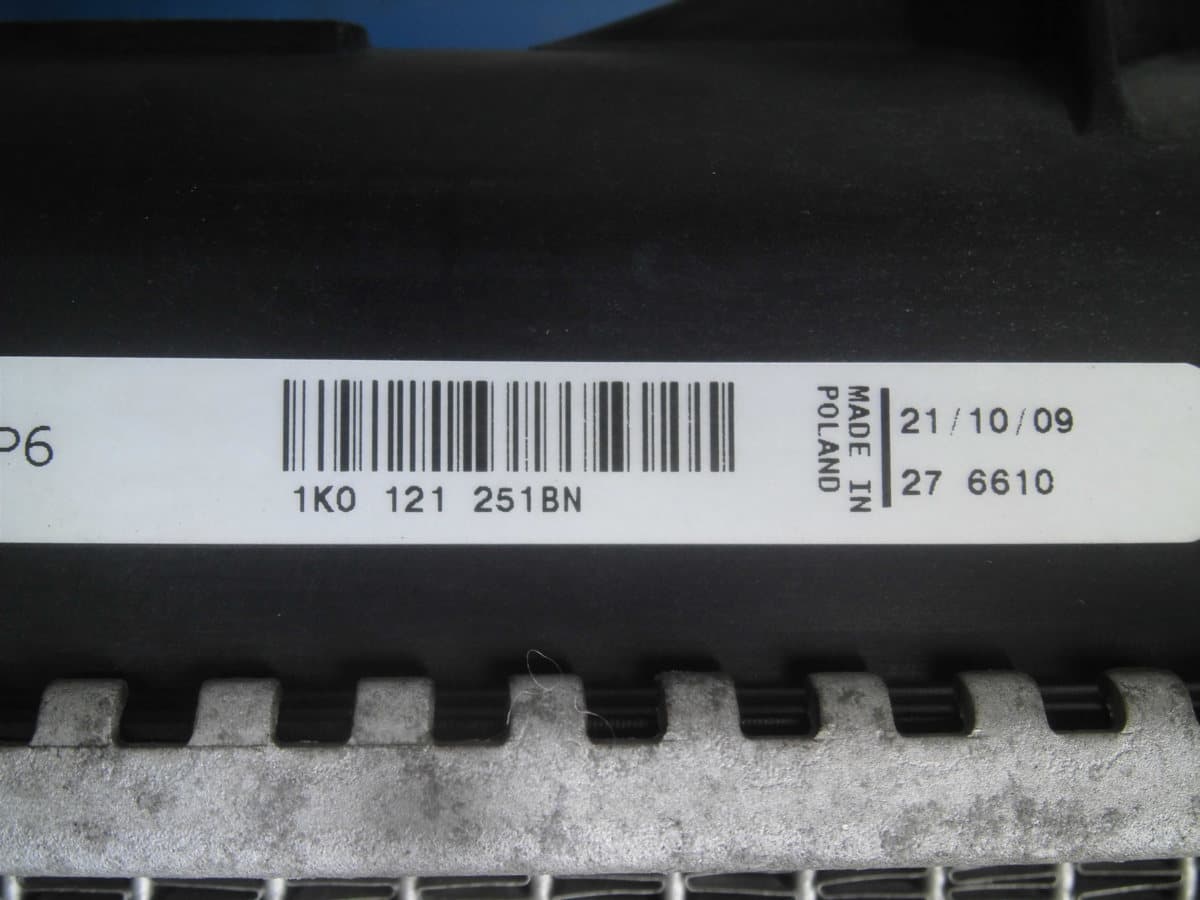 [Used]※VW Golf 6 radiator※ - BE FORWARD Auto Parts