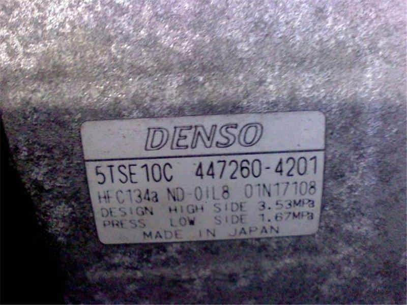 [Used]A/C Compressor TOYOTA Vitz 2011 DBA-NSP130 8831052730 - BE ...