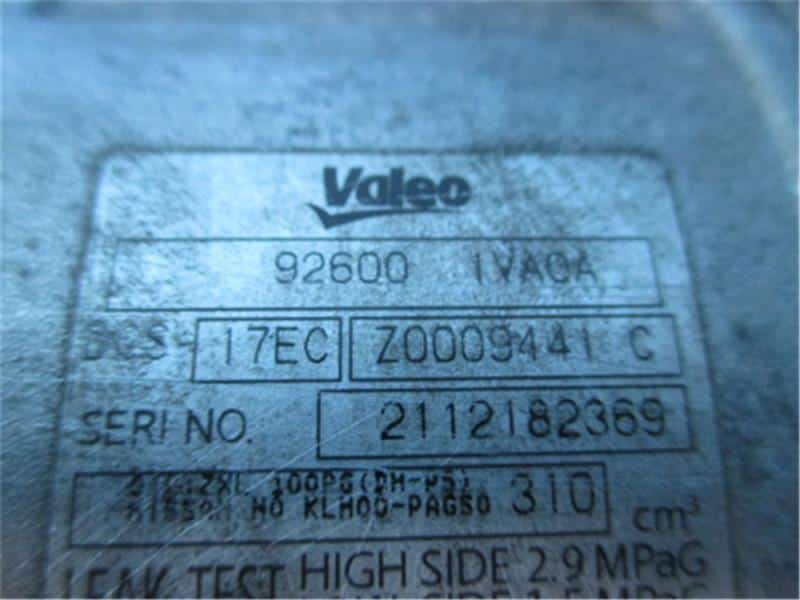[Used]A/C Compressor NISSAN Serena 2013 DAA-HC26 926001VA0A - BE ...