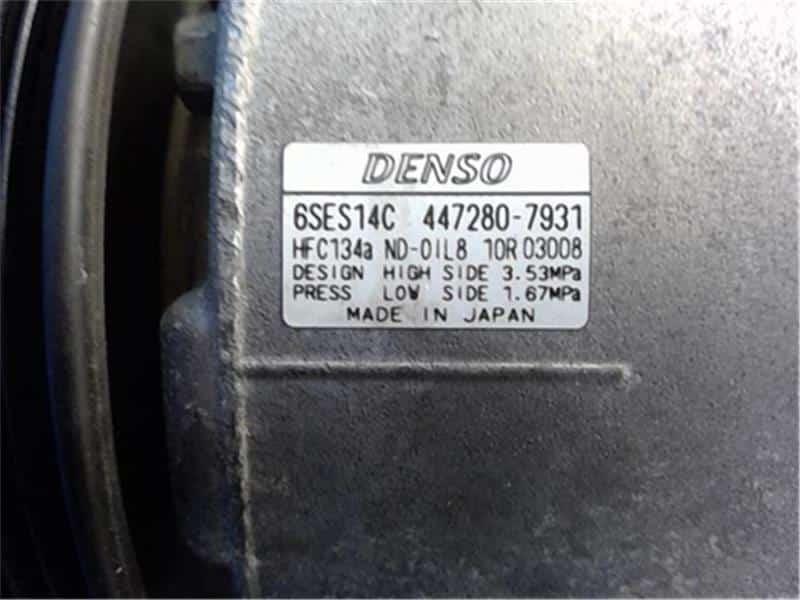 [Used]A/C Compressor TOYOTA Harrier 2014 DBA-ZSU65W 8831048300 - BE ...
