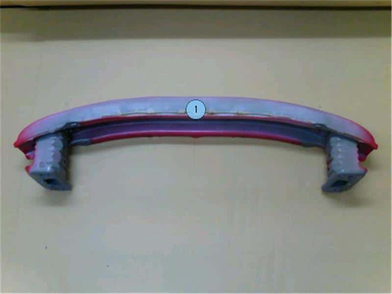 [Used]Front Bumper Reinforcement TOYOTA Vitz 2008 DBA-KSP90 5202152050 ...