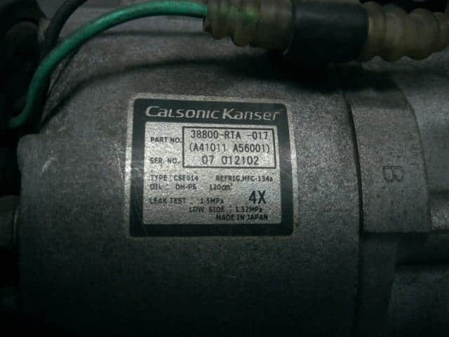 [Used]A/C Compressor HONDA Step Wagon 2007 DBA-RG1 38810RTA007 - BE ...