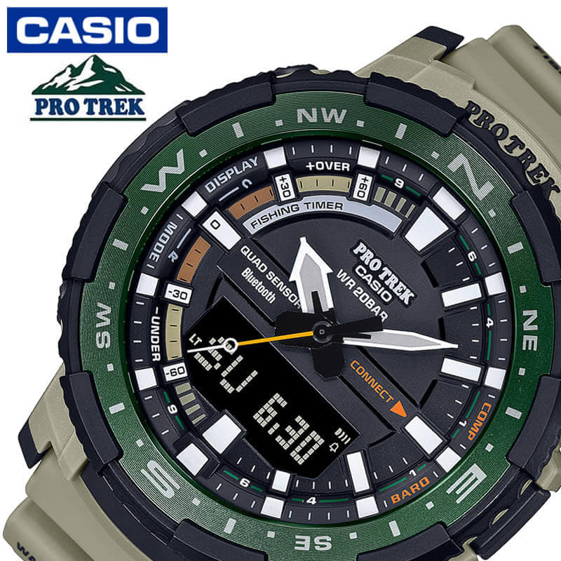 [New]It is on Casio CASIO clock CASIO Casio clock PRO TREK angler ...