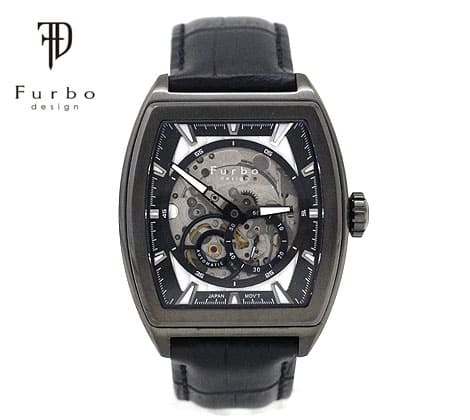 [New]Furbo Furbo F2502GBKBK VIGOROUS mens self-winding watch leather ...