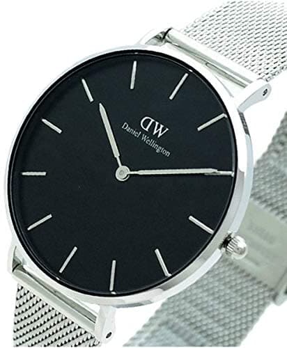 [New]Daniel Wellington Ladies mens Silver Black Daniel Wellington ...