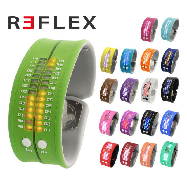 [New]All 19 riff Rex REFLEX PD0019 color LED digital watch Digital ...