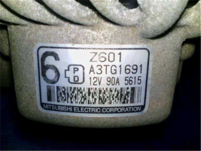 [Used]Alternator MAZDA Demio 2005 DBA-DY3W Z60118300 - BE FORWARD Auto ...