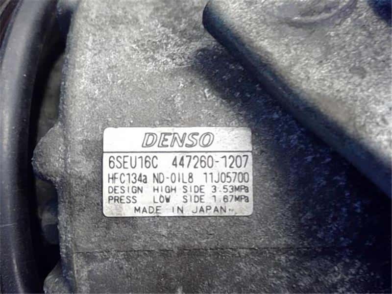 [Used]A/C Compressor TOYOTA Mark X Zio 2007 DBA-ANA10 8831033250 - BE ...