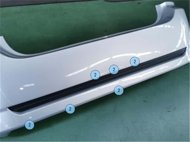 [Used]Rear Bumper Assembly TOYOTA Corolla Runx 2006 CBA-ZZE122 ...