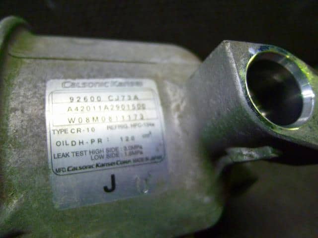 [Used]A/C Compressor NISSAN Cube 2008 DBA-Z12 92600CJ73A - BE FORWARD ...
