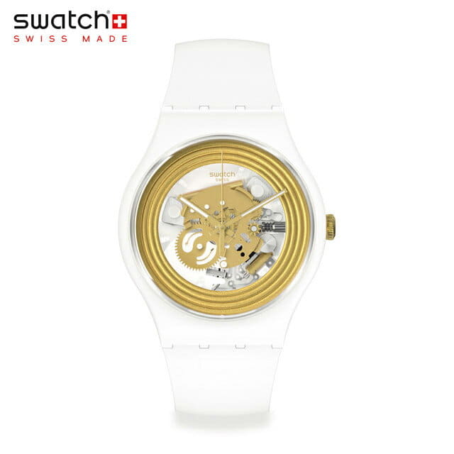 [New]Swatch Swatch GOLDEN RINGS WHITE Golden RINGS Co.,Ltd. white ...