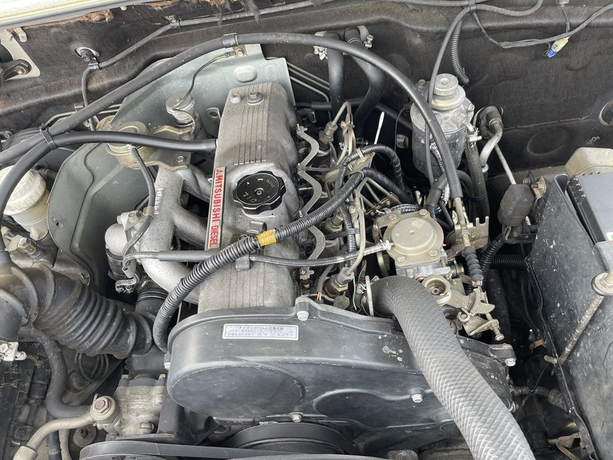 [Used]Mitsubishi Pajero Engine Transmission 4D56 DIESEL set 5MT 4WD ...