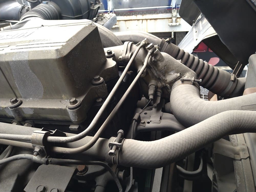 [Used]6D40 TF08-1 type Engine Mitsubishi Fuso SUPER grade June, 1996 KC ...