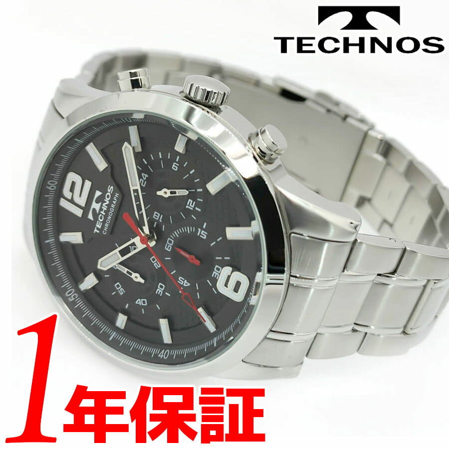 [New]TECHNOS mens Quartz watch round 5 bar water resistant Japan ...