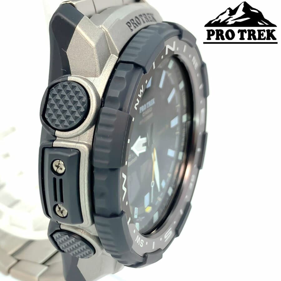 [New]CASIO Casio PROTREK PRO TREK mens solar round 20 standard ...