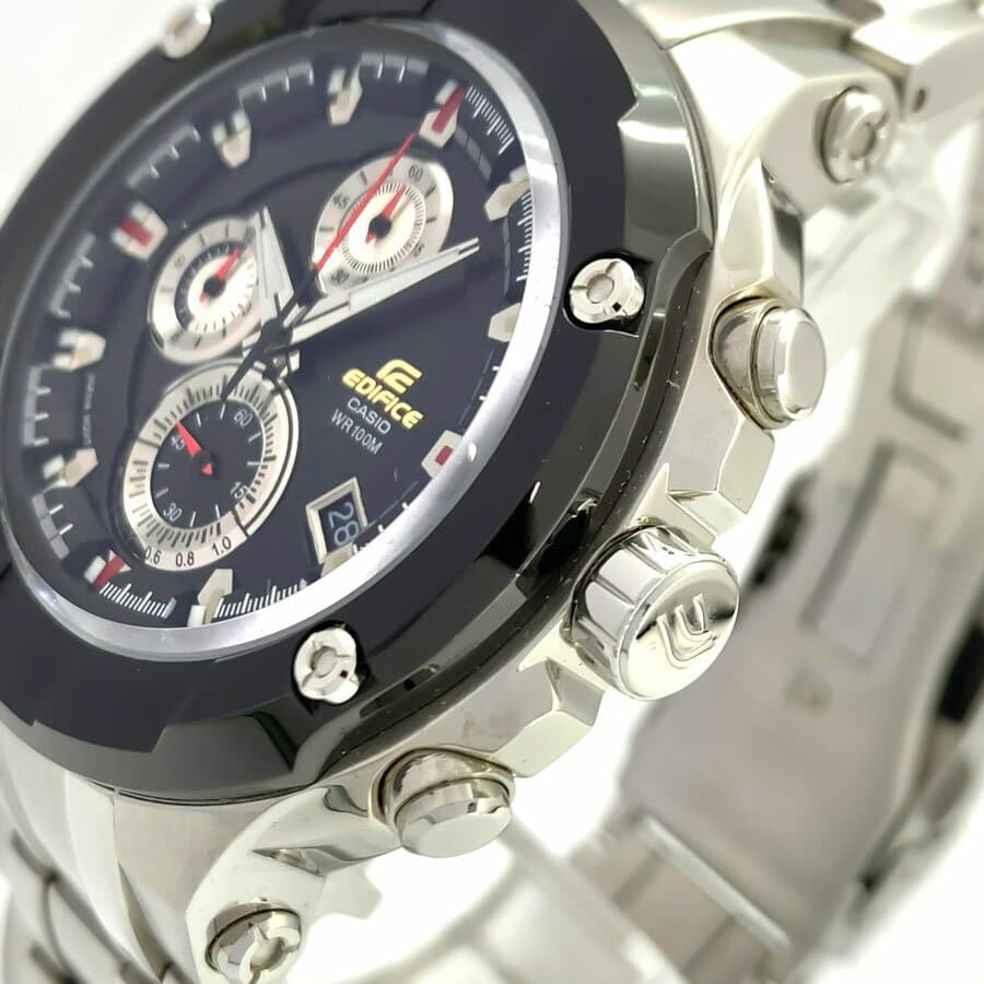 [New]CASIO Casio EDIFICE edifisumenzukuotsu round 10 bar water ...