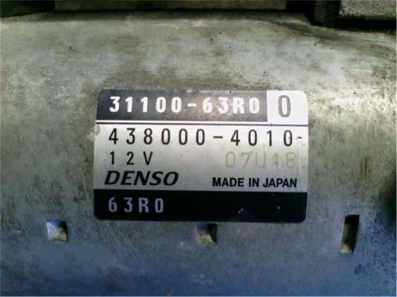 [Used]Suzuki Genuine Hustler MR41S starter motor 31100-63R00 P50100 ...