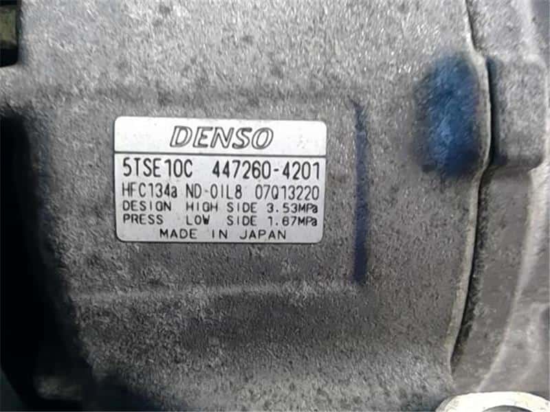 [Used]A/C Compressor TOYOTA Vitz 2013 DBA-NSP135 8831052730 - BE ...