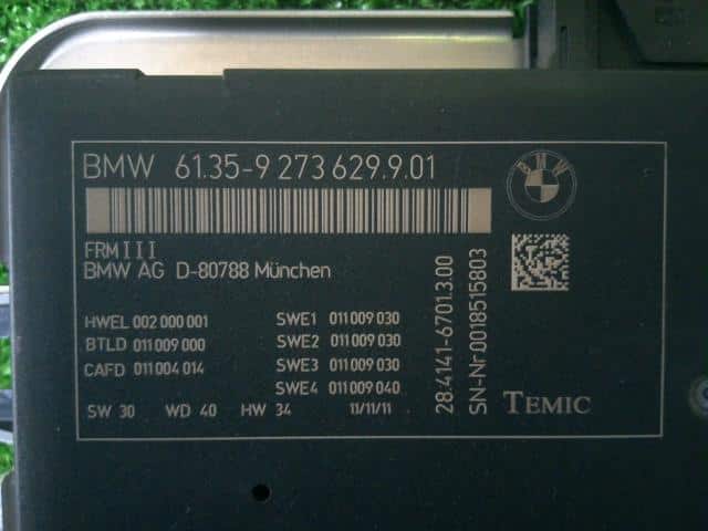 [Used]Control Unit BMW 5 Series 2012 DBA-XG20 61356992947 - BE FORWARD ...