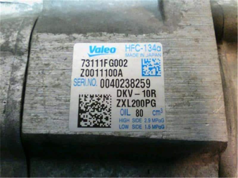 [Used]A/C Compressor SUBARU Exiga 2010 DBA-YA5 73111FG002 - BE FORWARD ...