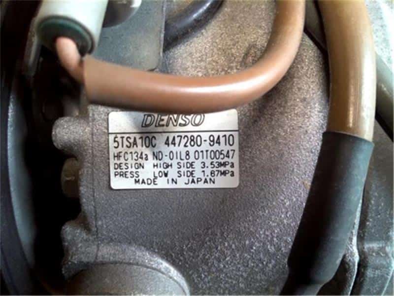 [Used]A/C Compressor TOYOTA Vitz 2016 DBA-KSP130 8832052450 - BE ...