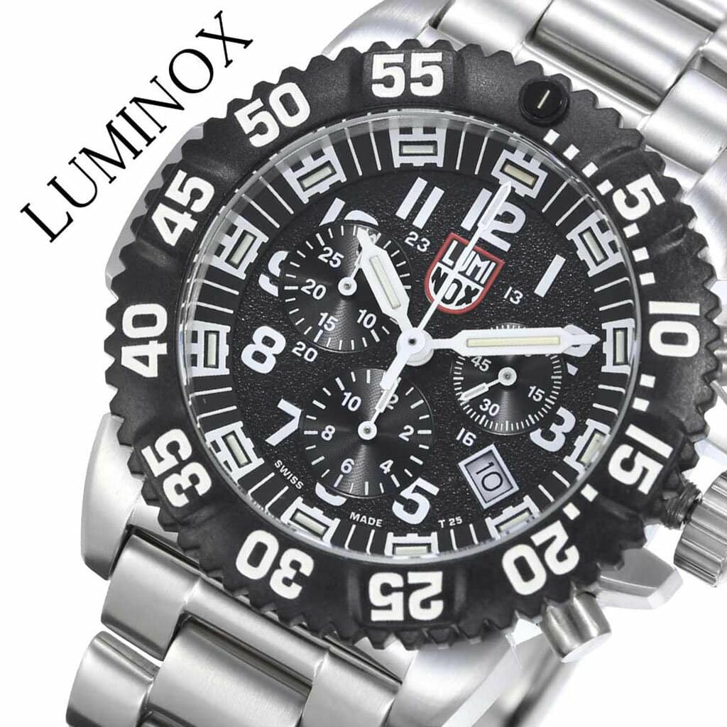 [New]Lumi Knox LUMINOX clock Navy seal NAVY SEAL mens Black 3182 ...