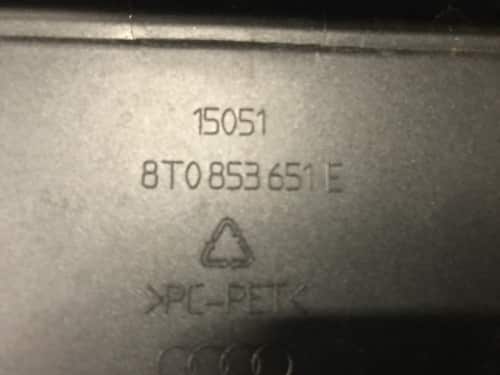 [Used][GP material product] Genuine Parts Audi A5 8T Radiator Grille ...