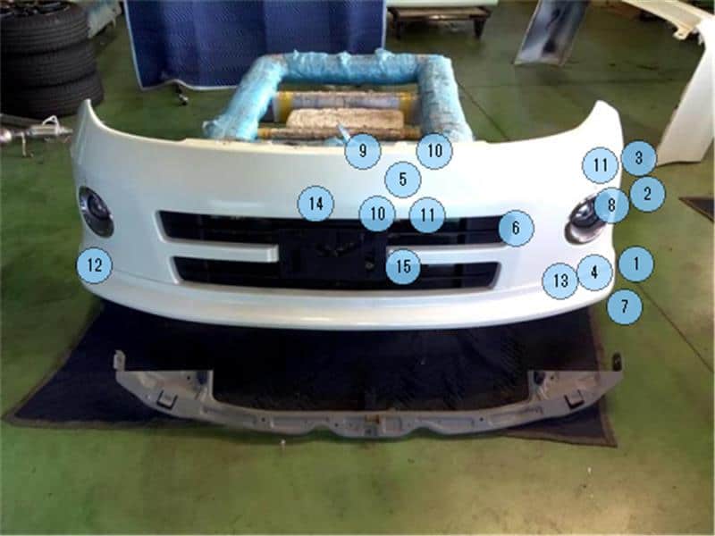 [Used]Front Bumper NISSAN Elgrand 2008 CBA-NE51 62022WB40J - BE FORWARD ...