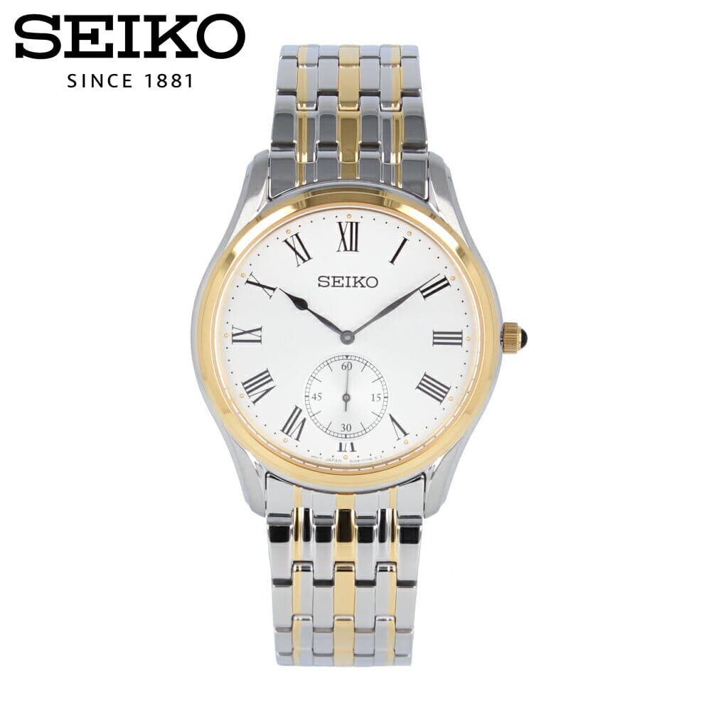 [New]SEIKO SEIKO clock mens quartz analog Small second Stainless metal ...