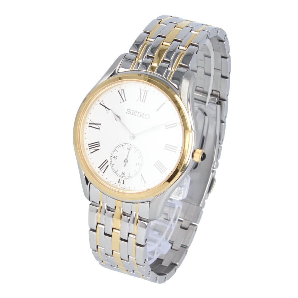 [New]SEIKO SEIKO clock mens quartz analog Small second Stainless metal ...