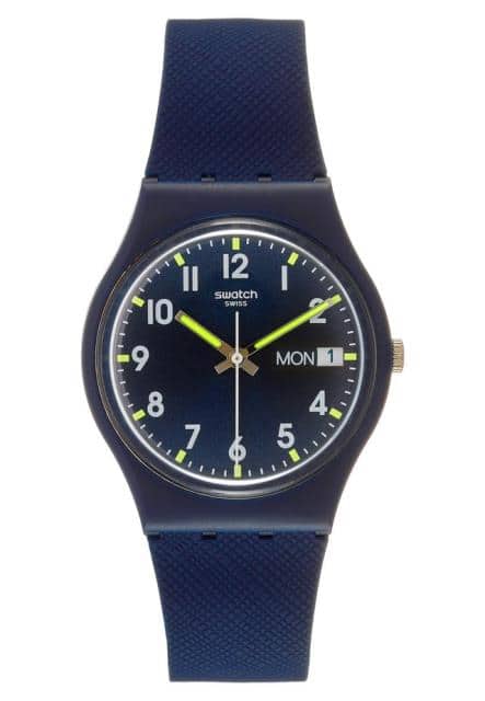[New]Swatch Swatch clock SIR BLUE - Watch - blue - BE FORWARD Store